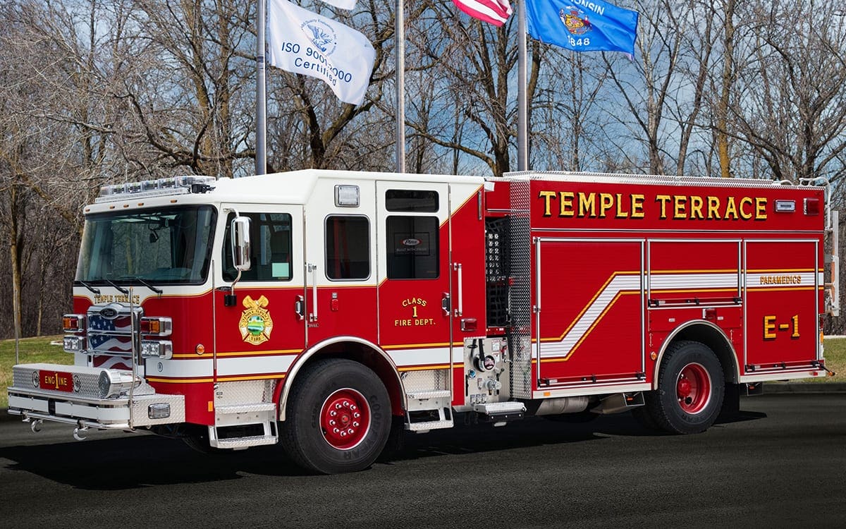 Pierce Custom Chassis from Ten-8 Fire and Safety
